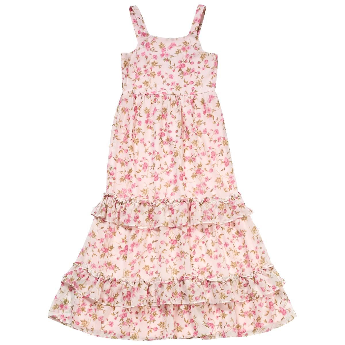 Click here for Girls (7-14) Rare Too Sleeveless Tiered Floral Max... prices