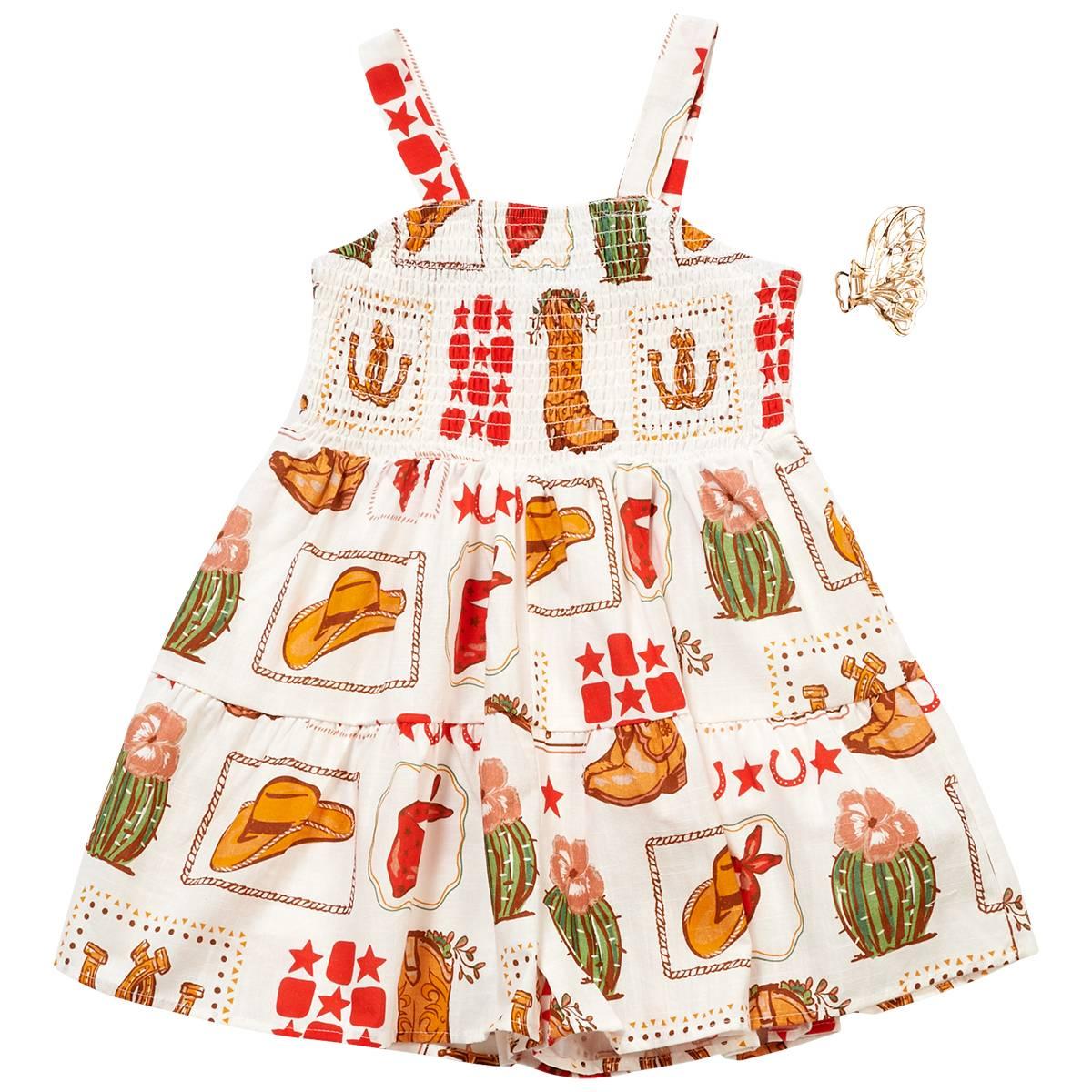 Click here for Girls (7-12) Tween Diva Sleeveless Smocked Cowgirl... prices