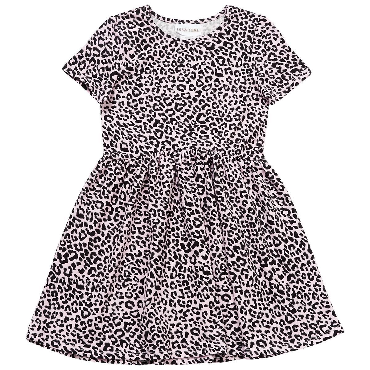Click here for Girls (7-16) DIVA GIRL Leopard Stretchy Knit Skate... prices