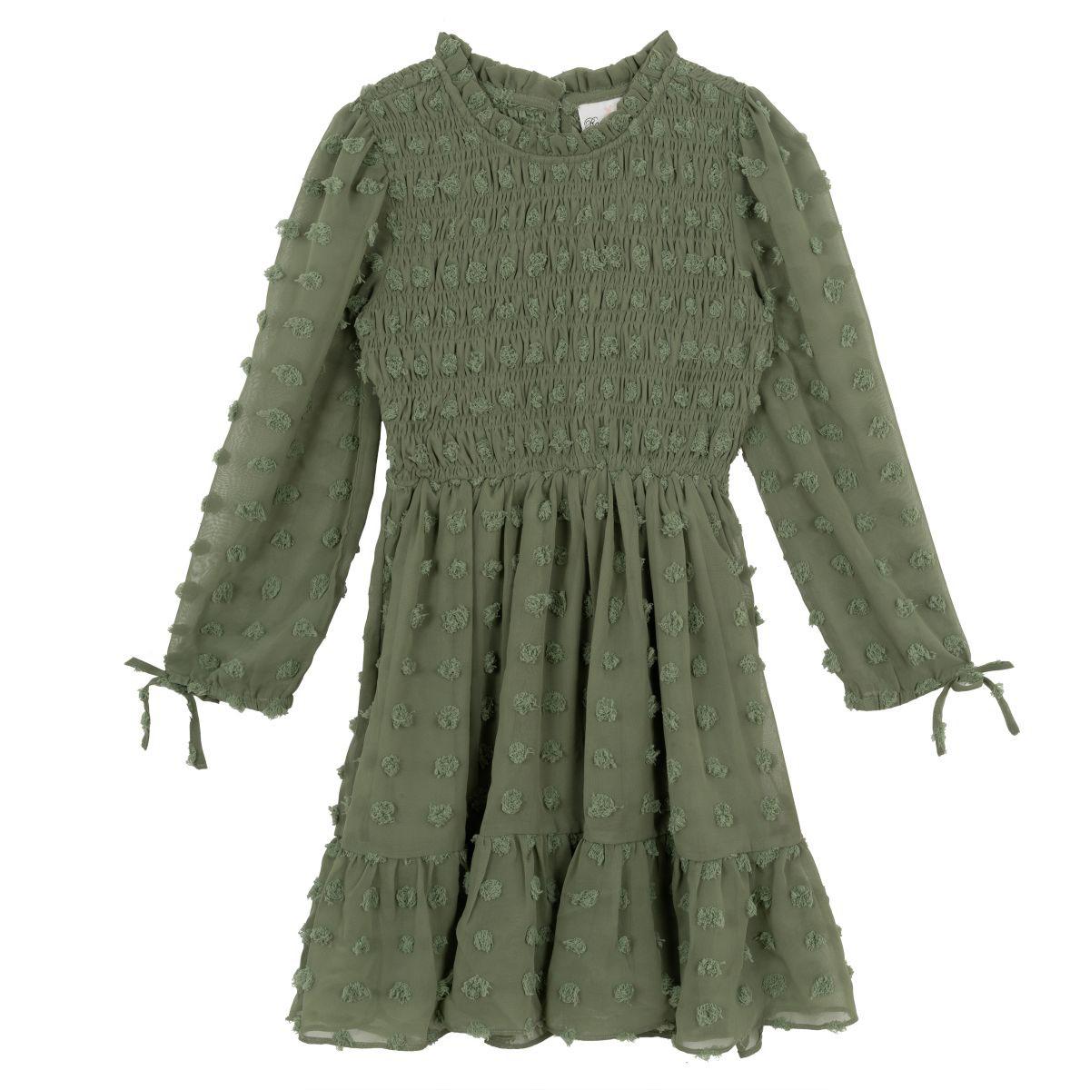 Click here for Girls (7-16) Rare Editions Long Sleeve Smocked Cli... prices