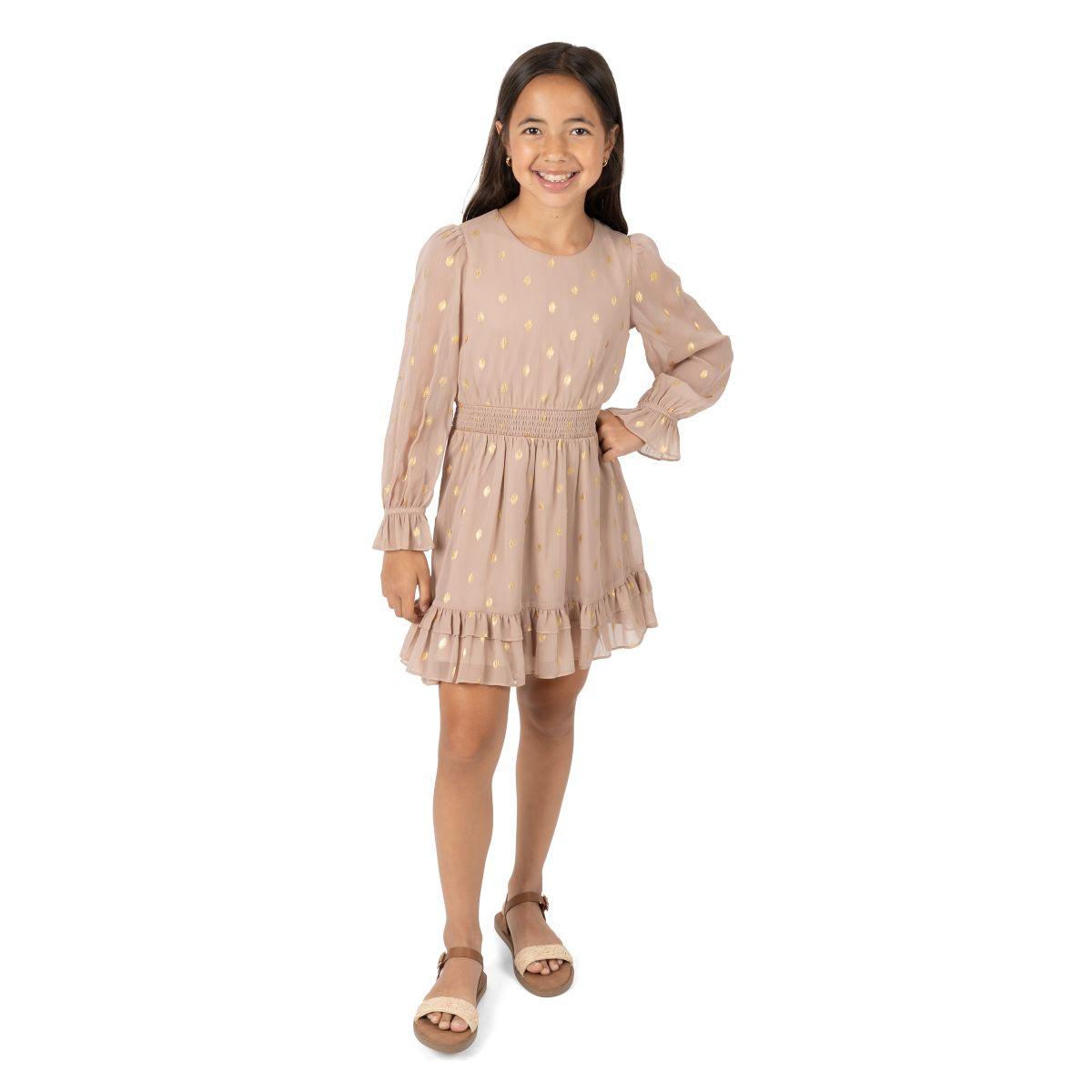 Click here for Girls (7-16) Rare Editions Long Sleeve Foil Dot Ch... prices
