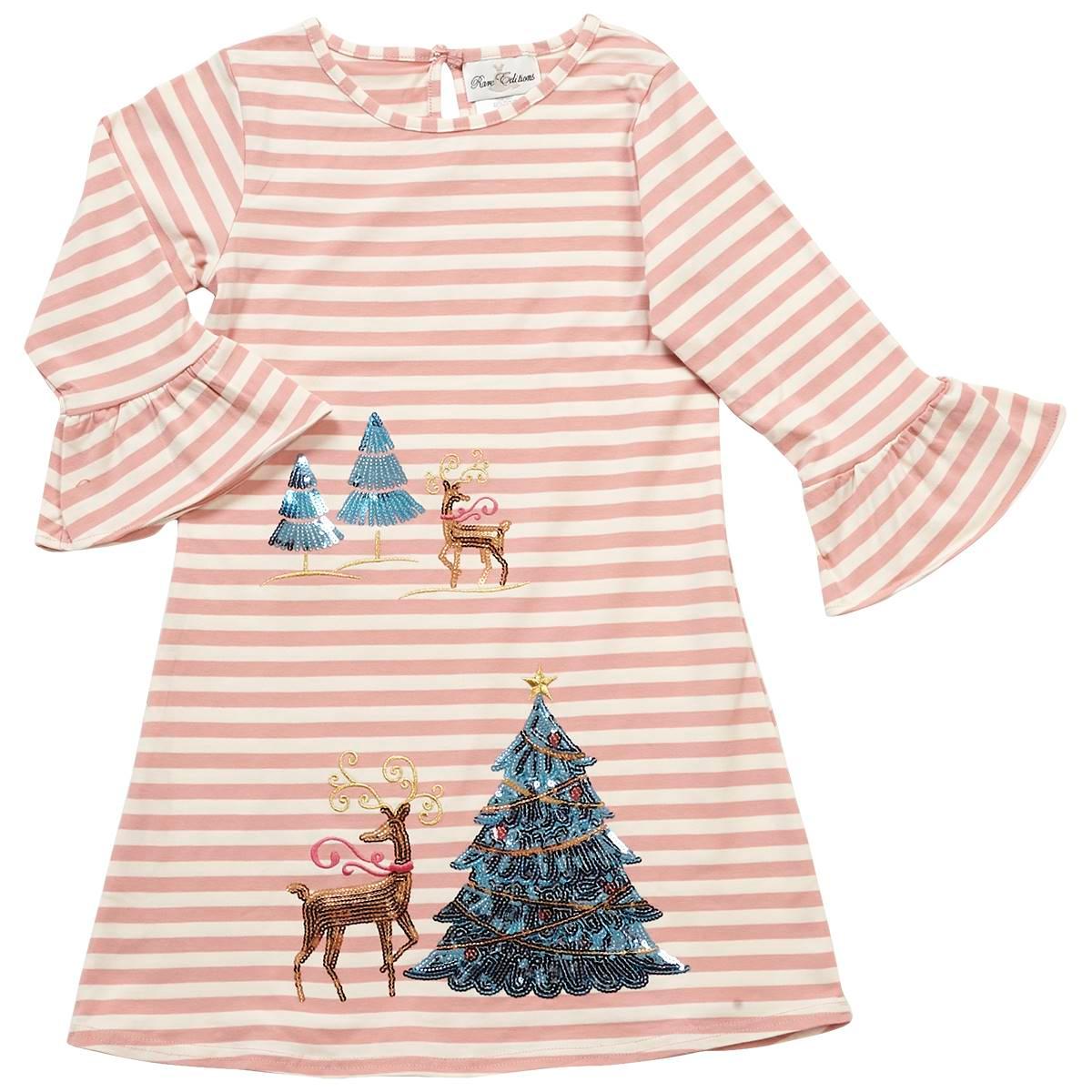 Click here for Girls (7-16) Rare Editions Elbow Sleeve Stripe Rei... prices