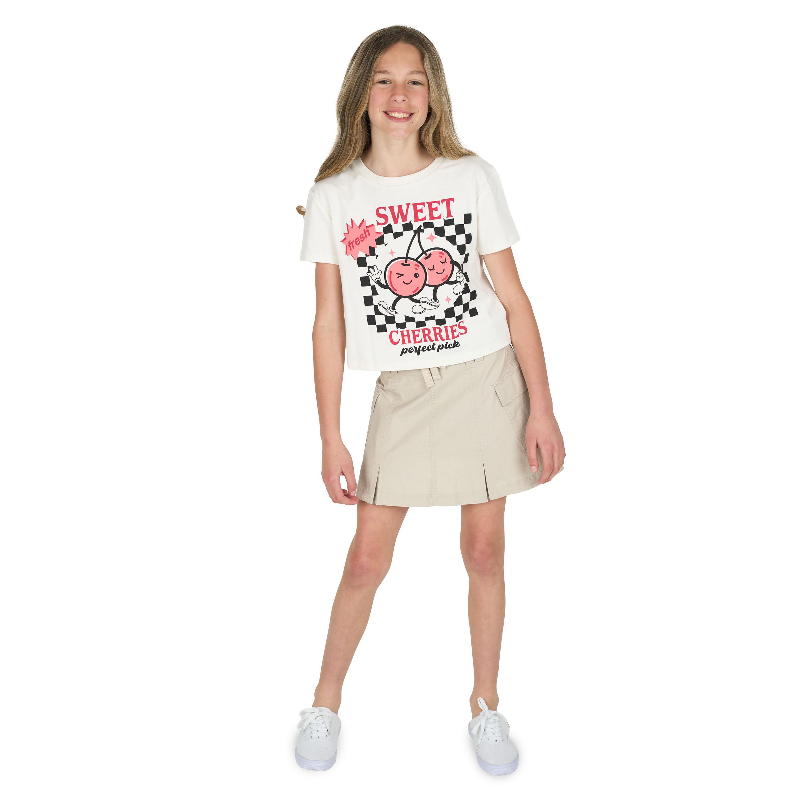 Click here for Girls (7-12) Tween Diva Cherry Tee with Parachute... prices