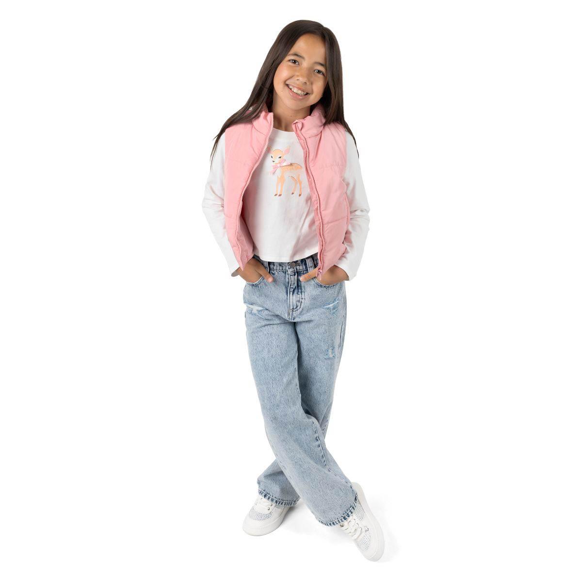 Click here for Girls (7-12) Tween Diva 3pc. Puffer Vest Fawn Tee... prices