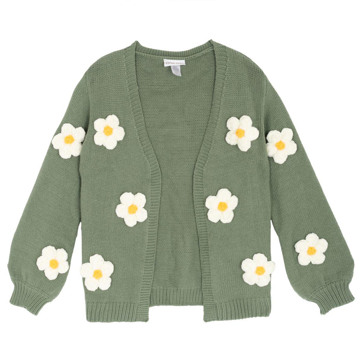 Click here for Girls (7-12) Tween Diva 3D Crochet Daisy Knit Card... prices