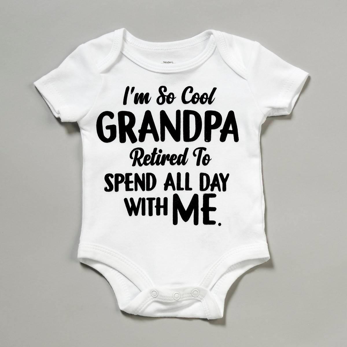 Click here for Baby Unisex (NB-12M) Babies w/ Attitude Grandpa Re... prices