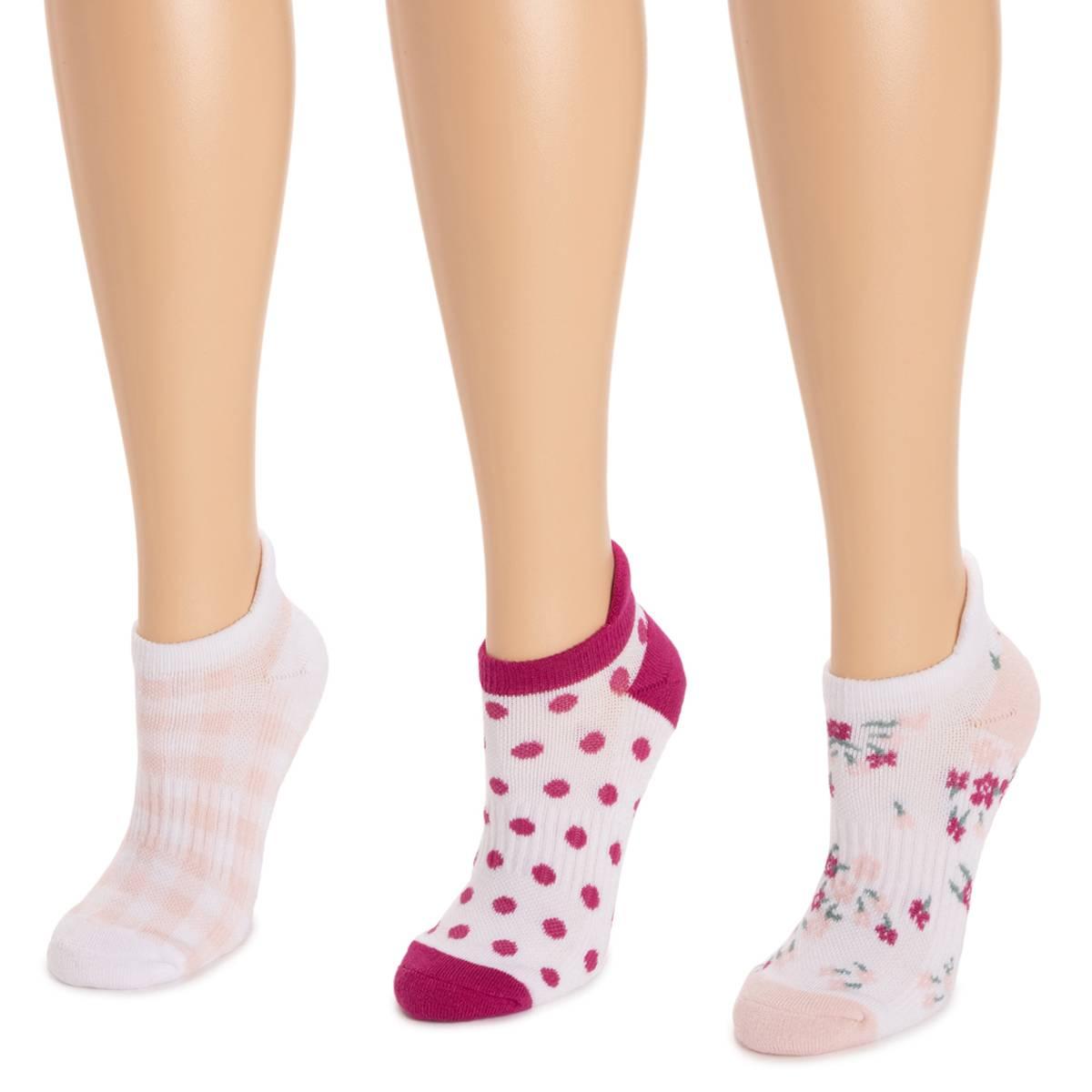Click here for Muk Luks Womens Cotton Compression Ankle Socks  3... prices