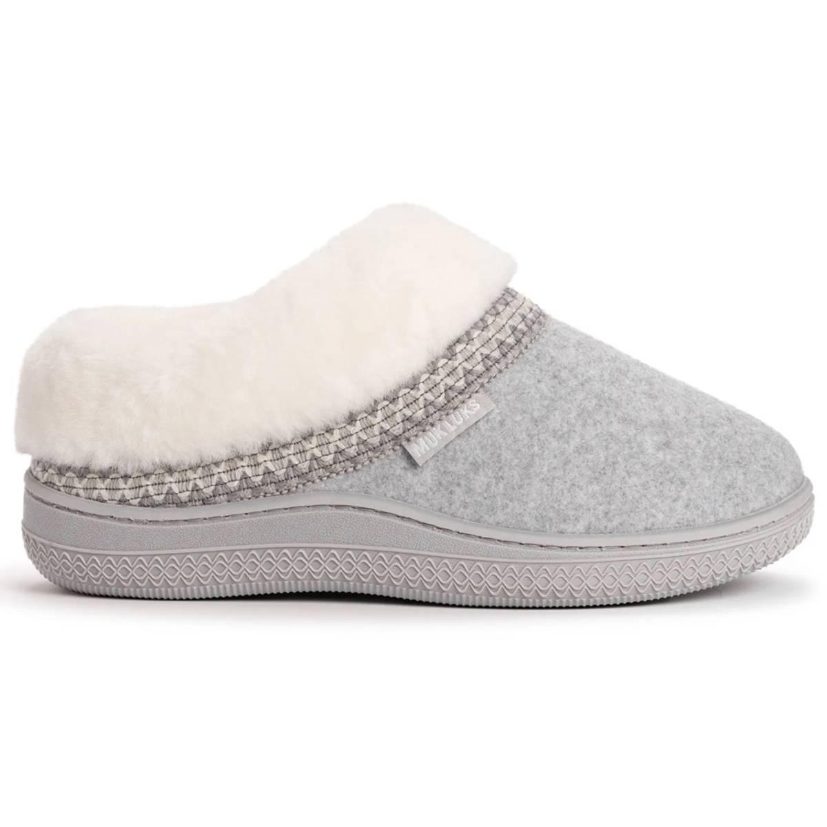 Click here for Womens MUK LUKS(R) Neira Faux Wool Clog Slippers prices