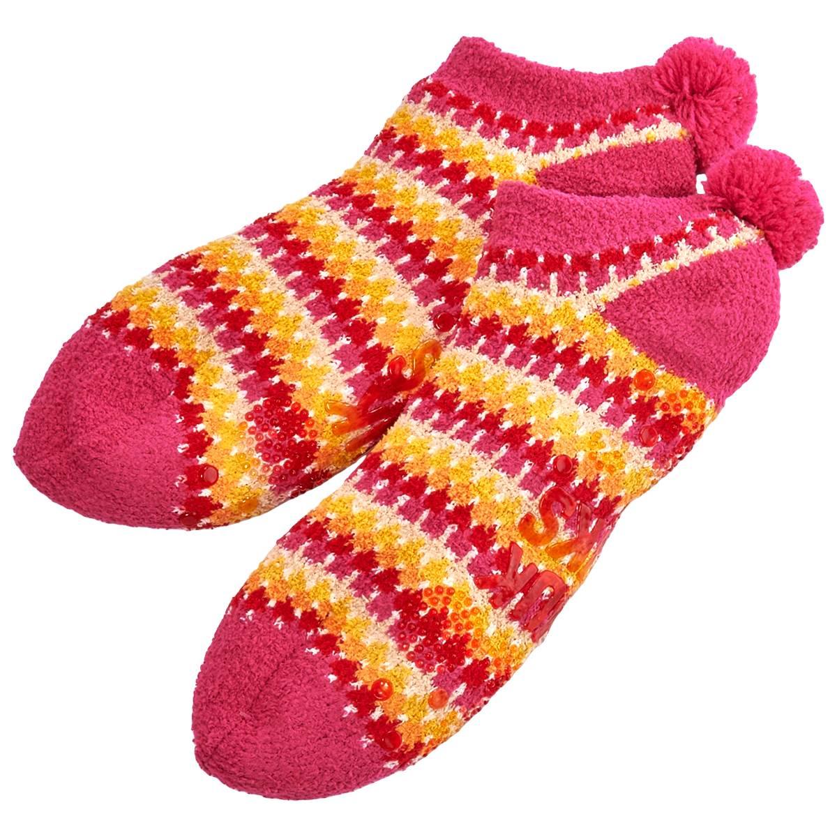 Click here for Womens MUK LUKS(R) Cozy Footie Cabin Sock Slippers prices