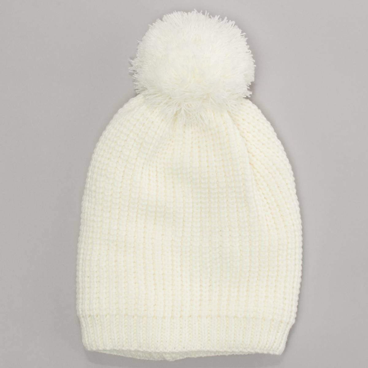 Muk Luks Womens Beanie  One Size  White