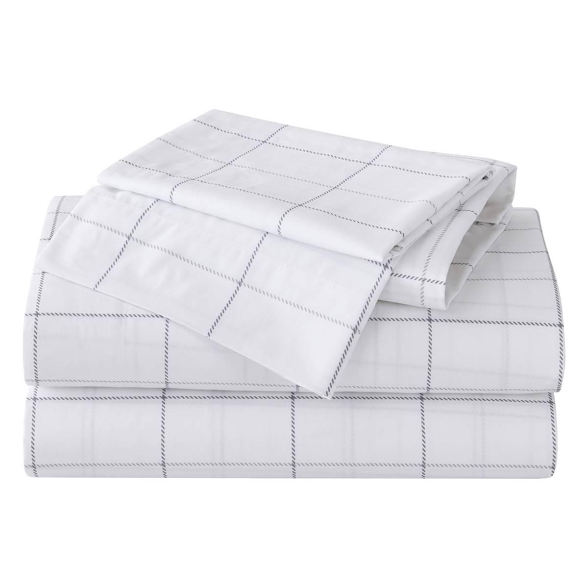 Click here for Eddie Bauer Northern Plaid Cotton Percale Sheet Se... prices