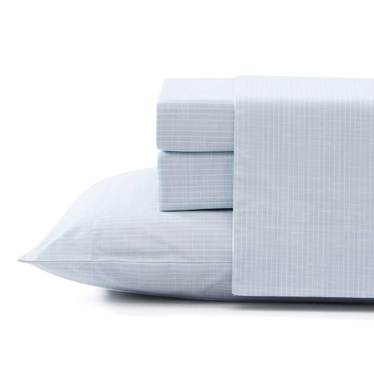 Tommy Bahama Home Ala Moana Stripe Cotton Percale 4-Pc. Sheet Set  King - Open Blue