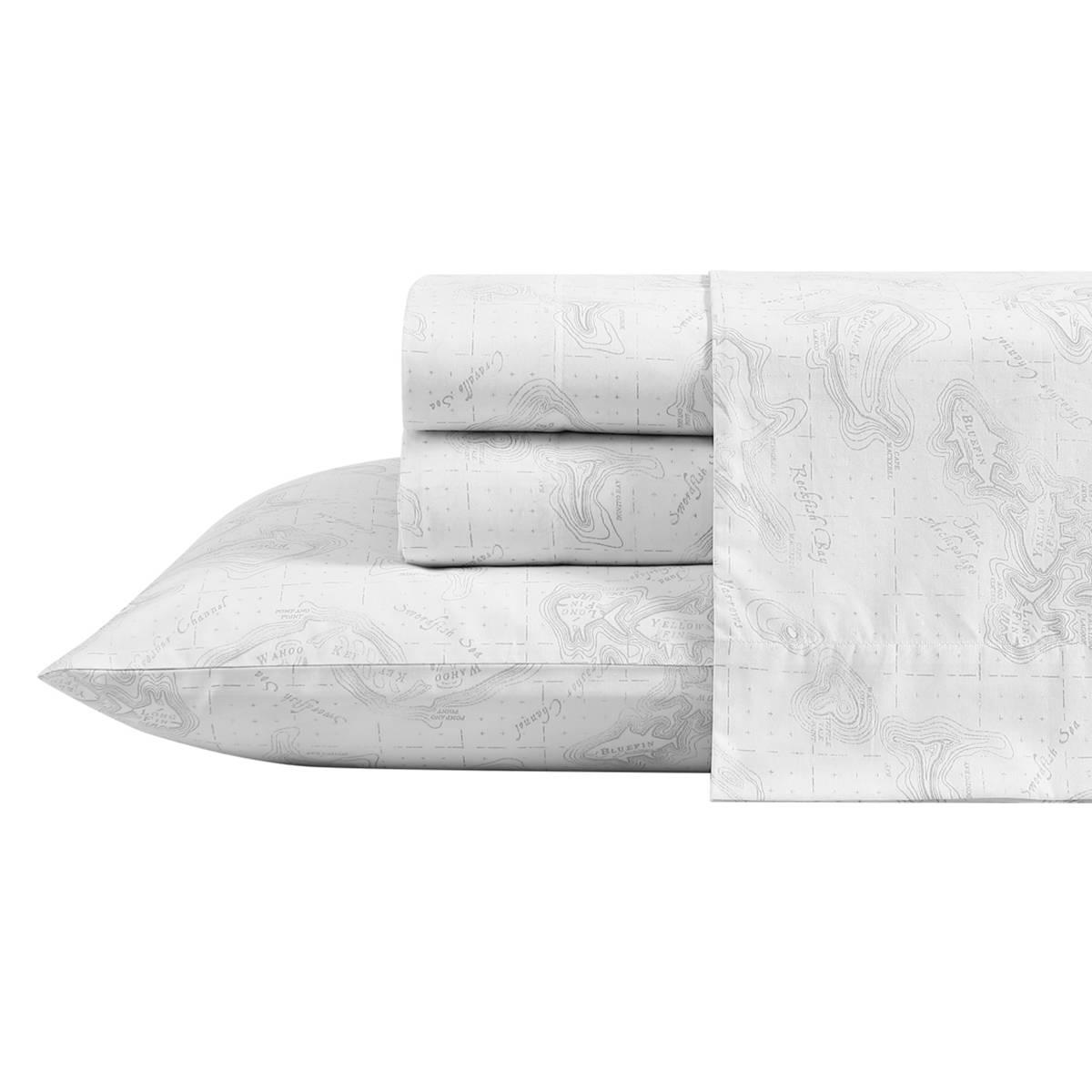 Click here for Eddie Bauer Fish Atol Cotton Percale Sheet Set prices