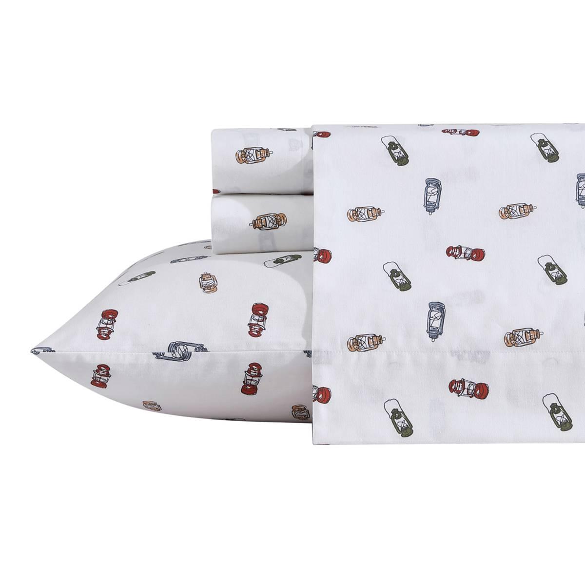 Eddie Bauer Printed 100 Cotton Percale 3-Pc. Sheet Set  Twin - Explore Lantern