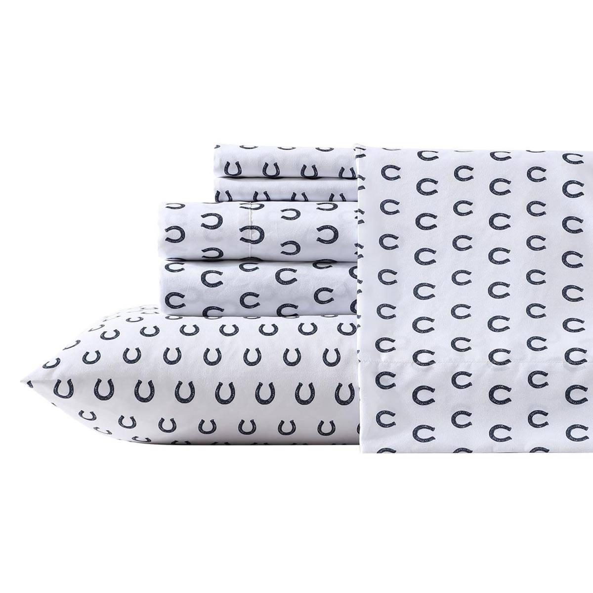 Click here for Wrangler Horseshoe Dots Microfiber Sheet Set prices