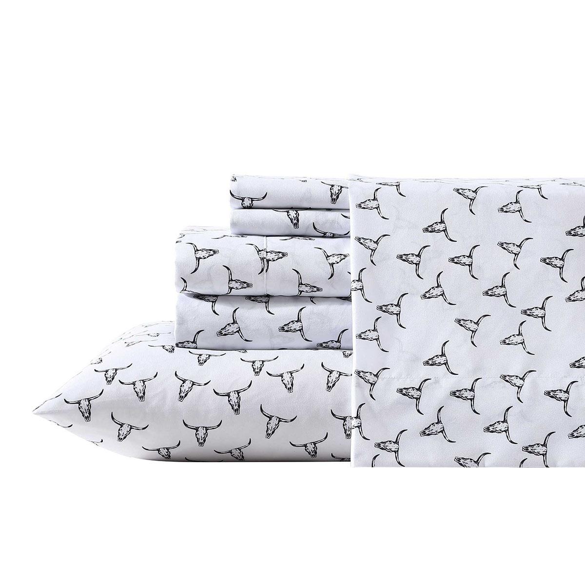 Click here for Wrangler Steer Skulls Microfiber Sheet Set prices