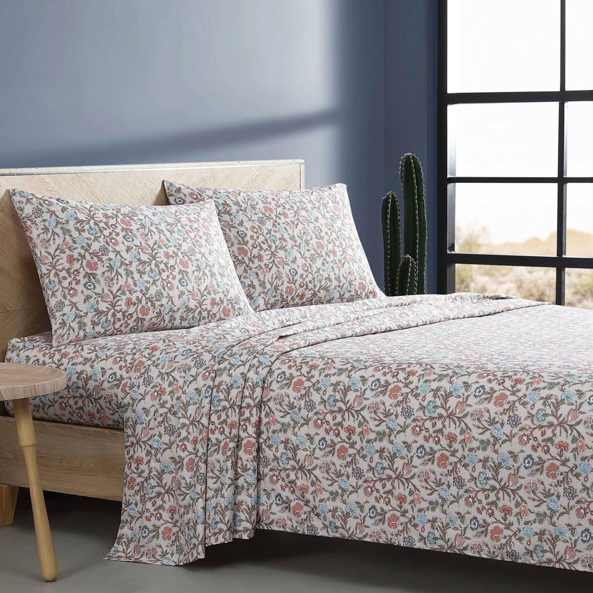 Closeout! Wrangler Microfiber 3-Pc. Sheet Set  Twin - Westward Floral