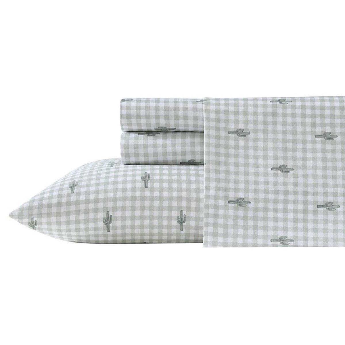 Wrangler Cactus Gingham Sheet Set