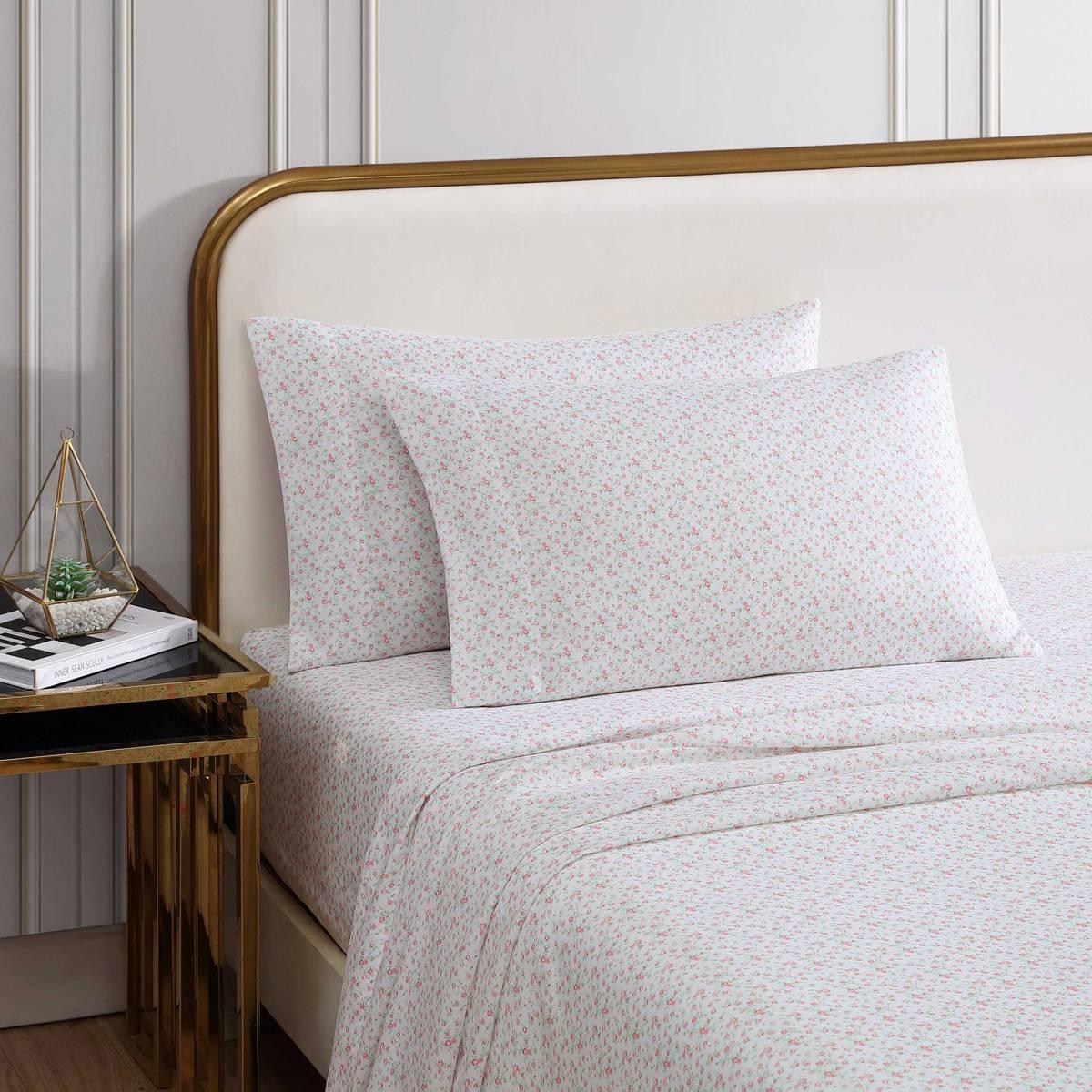 Betsey Johnson Whimsical Floral Microfiber Sheet Set