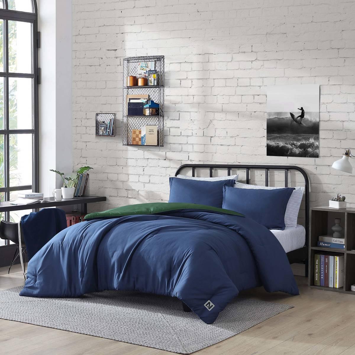 Click here for Nautica Solid Microfiber 5pc. Bed In A Bag Set prices