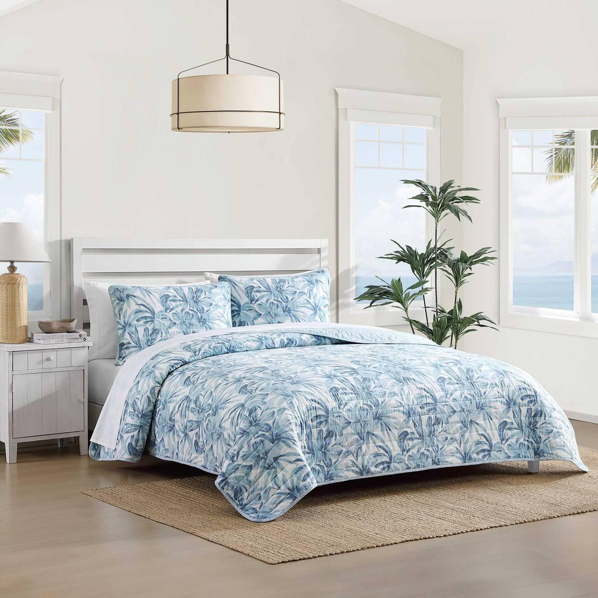 Tommy Bahama Aubrey Cotton Reversible Quilt Set