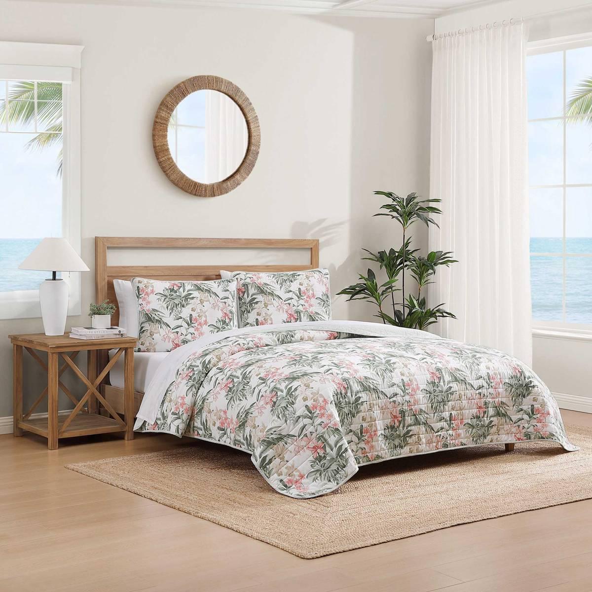Click here for Tommy Bahama Island Orchid Reversible Quilt Set prices