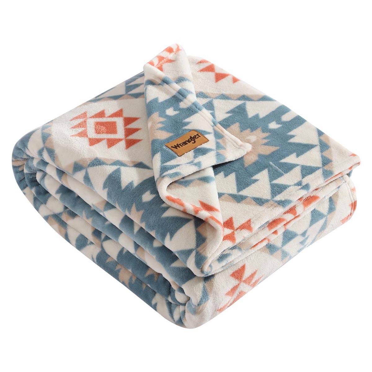 Wrangler Dakota Plush-Fleece Blanket