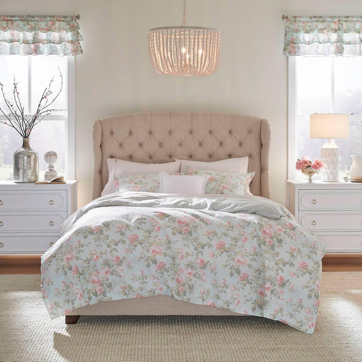 Click here for Laura Ashley(R) Madelynn Cotton Reversible Duvet C... prices
