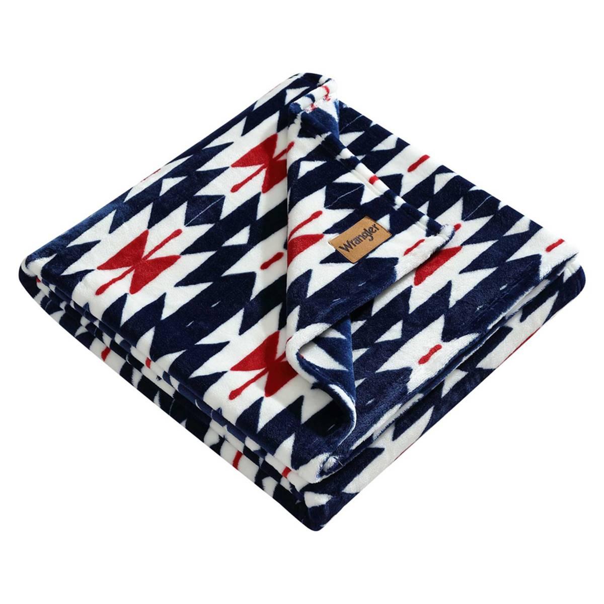 Click here for Wrangler Navajo Soft Plush Throw prices
