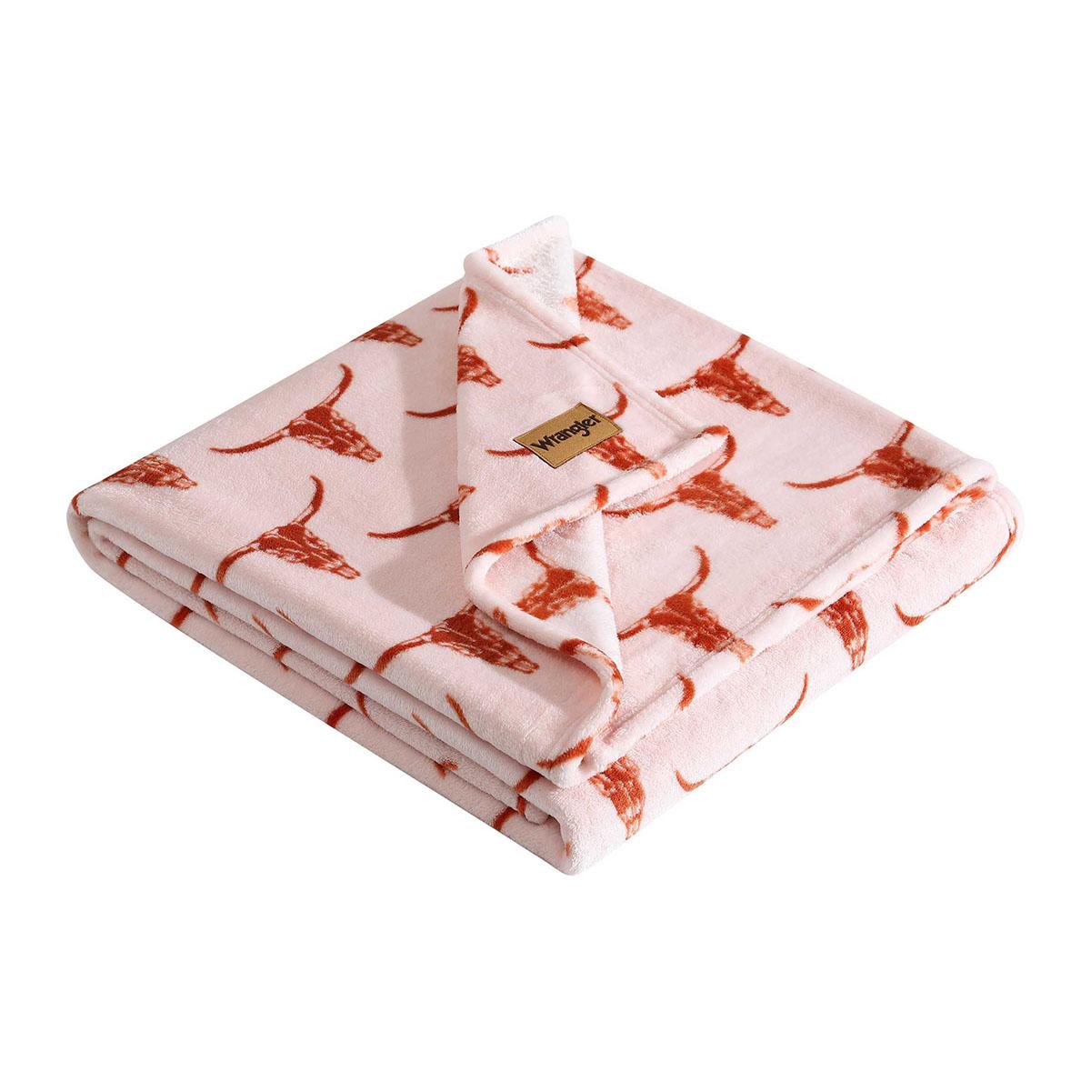 Click here for Wrangler Steer Head Ultra Soft Plush Throw prices