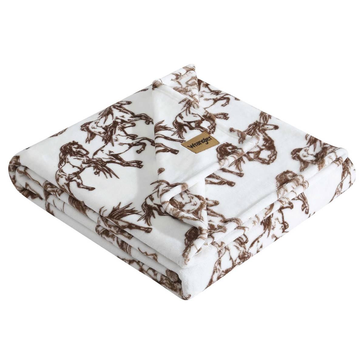 Click here for Wrangler Mustangs Soft Plush Throw prices