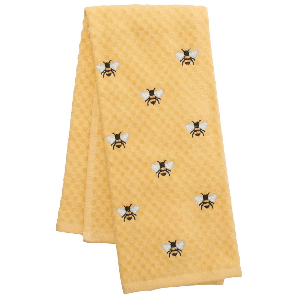 Click here for Ritz Allover Bee Yellow Check Velour Hand Towel prices