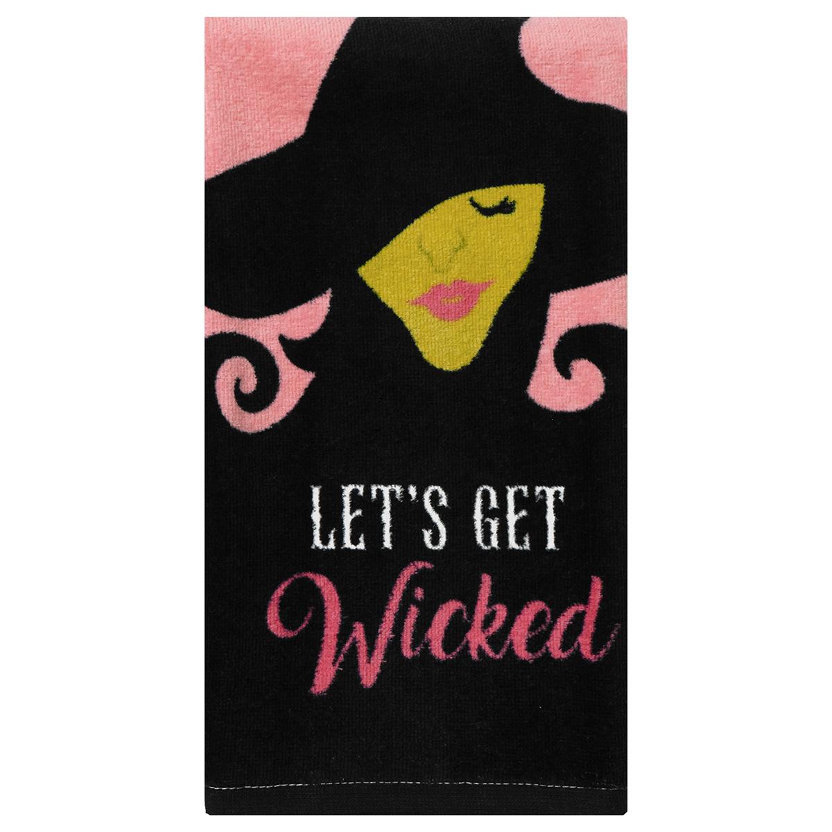 Click here for Wicked Witch Face Fiber Reactive Kitchen Towel prices