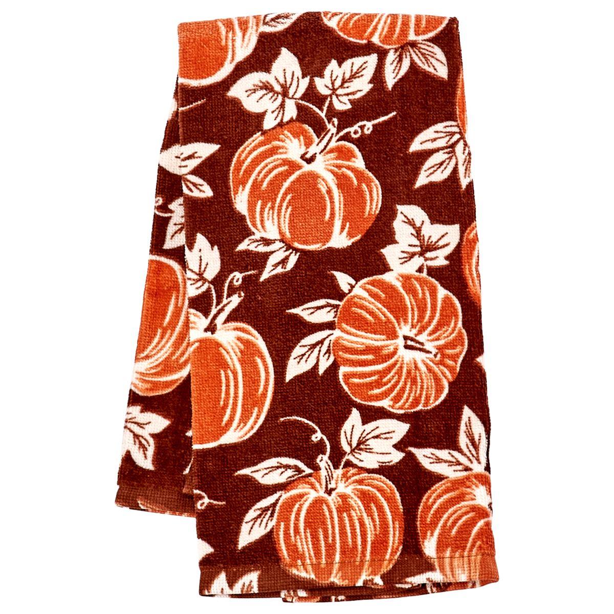 Click here for Bounty Etched Pumpkin Dual Kitchen Towel prices