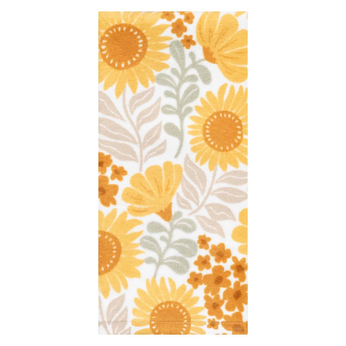 Click here for Retro Sun Floral Fiber Reactive Kitchen Towel prices