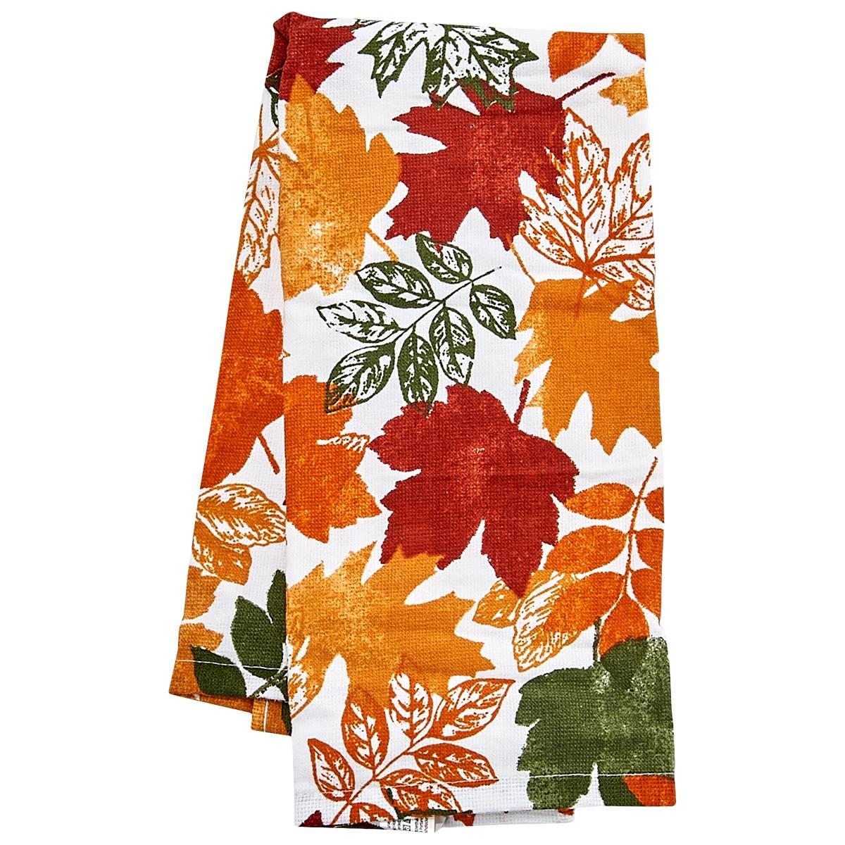 Click here for Mixed Leaves Dual Purpose Kitchen Towel prices
