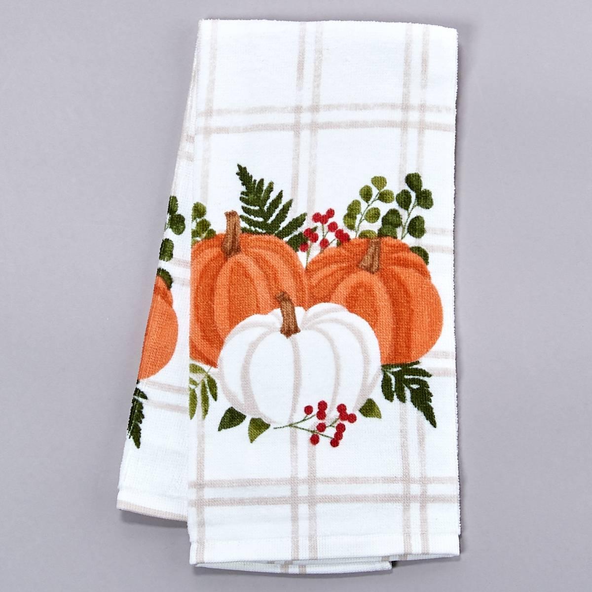 Click here for Windowpane Pumpkin Fiber Reactive Kitchen Towel prices
