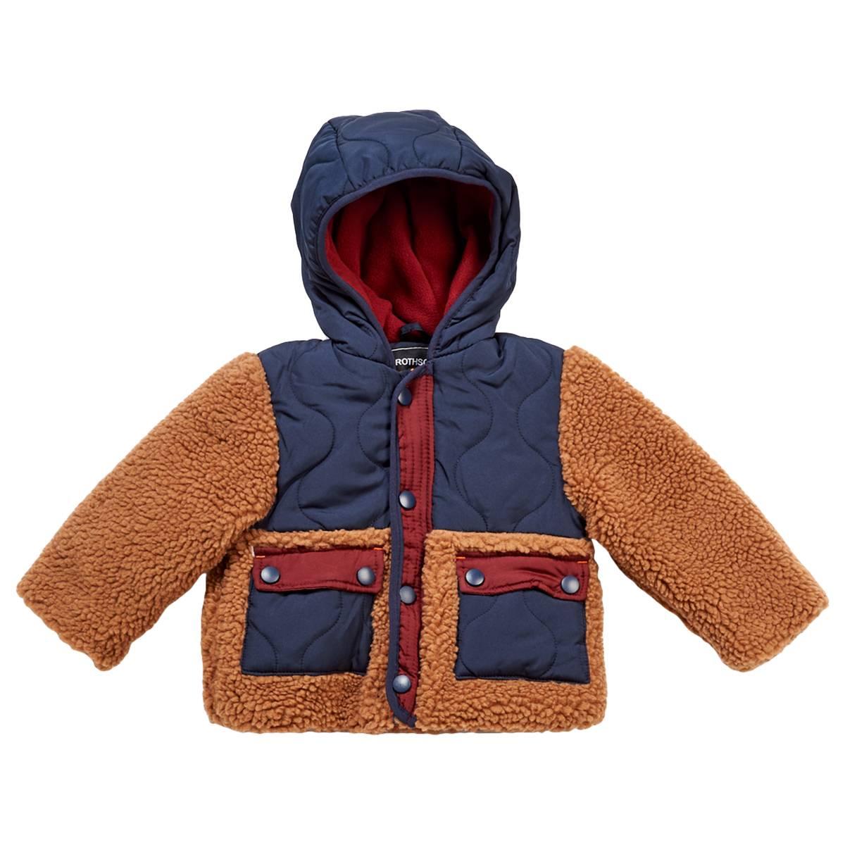 Click here for Baby Boy (12-24M) Rothschild Color Block Sherpa Ja... prices