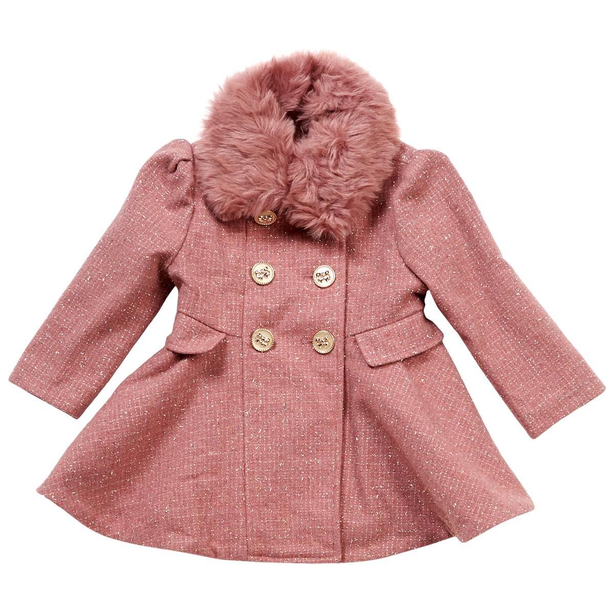 Click here for Toddler Girl Rothschild Faux Fur Collar Princess C... prices
