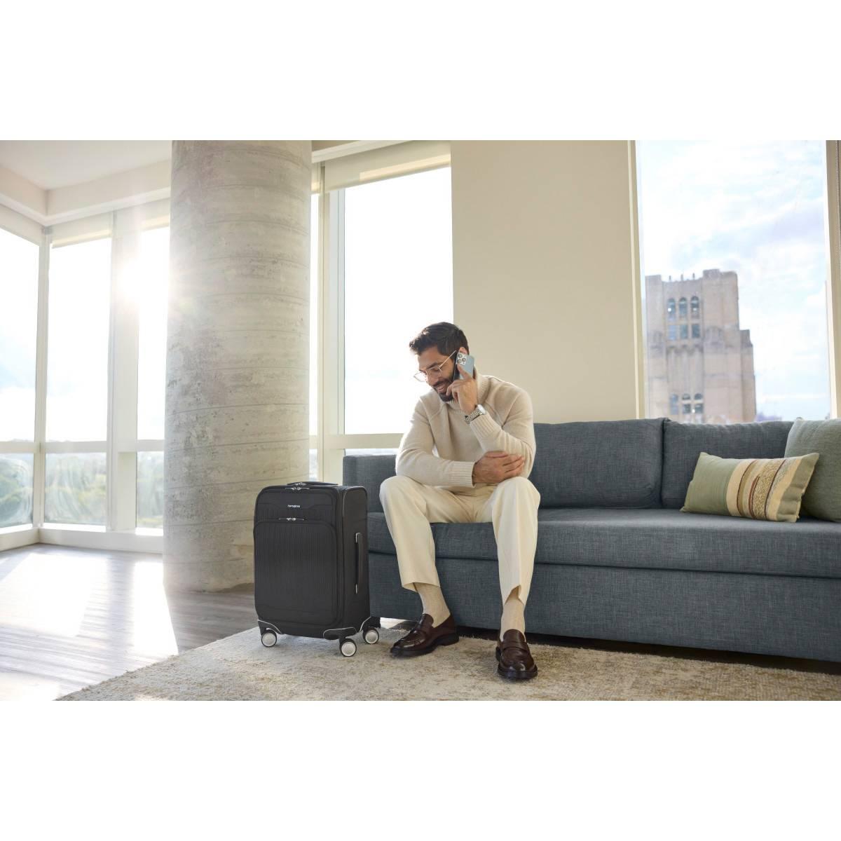 Samsonite Silhouette 18 Softside Global Carry On Spinner Suitcase