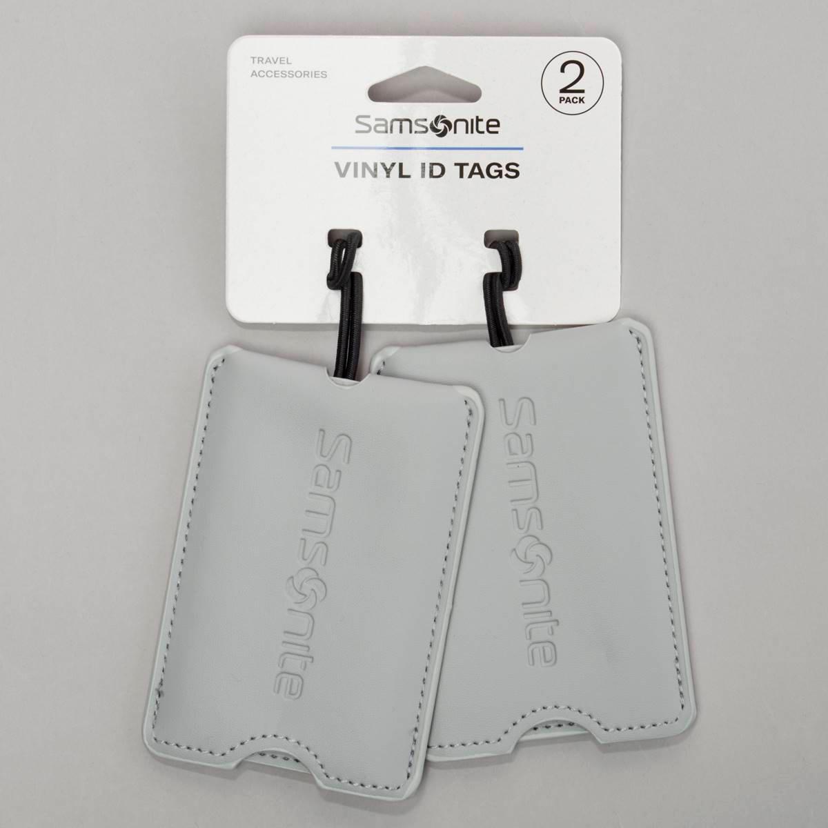 Click here for Samsonite 2pk. Vinyl ID Tags - Light Grey prices