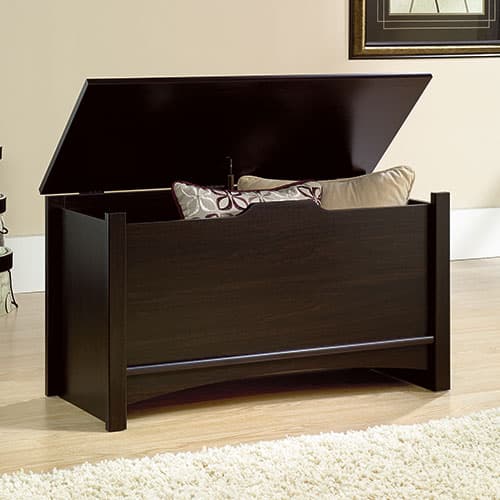 Click here for Sauder Shoal Creek Storage Chest - Jamocha prices