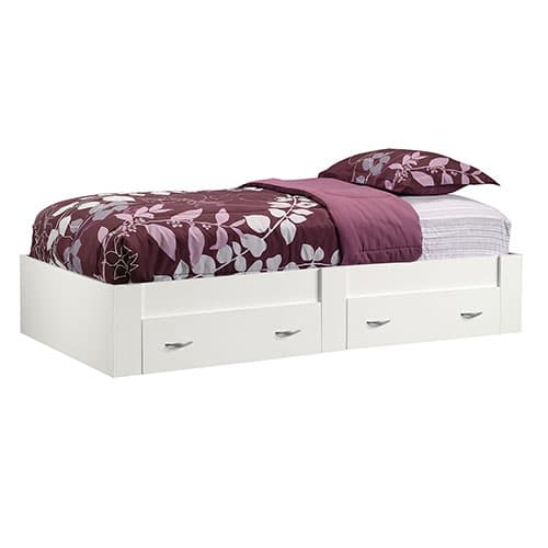 Click here for Sauder Beginnings Twin Platform Bed - White prices
