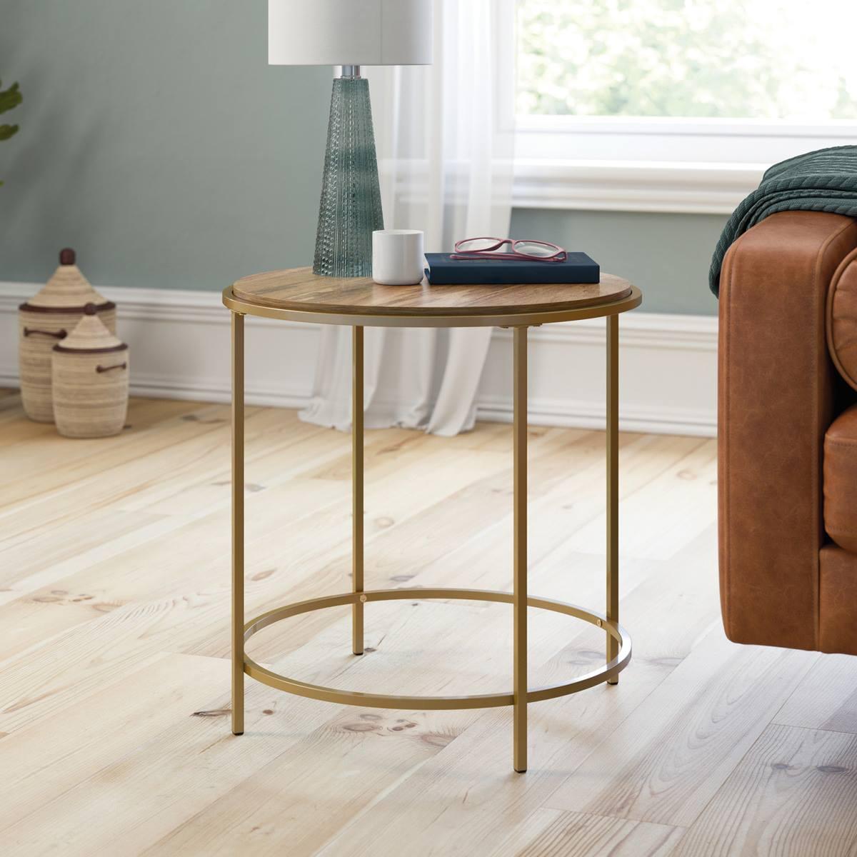 Click here for Sauder International Lux Round Side Table prices