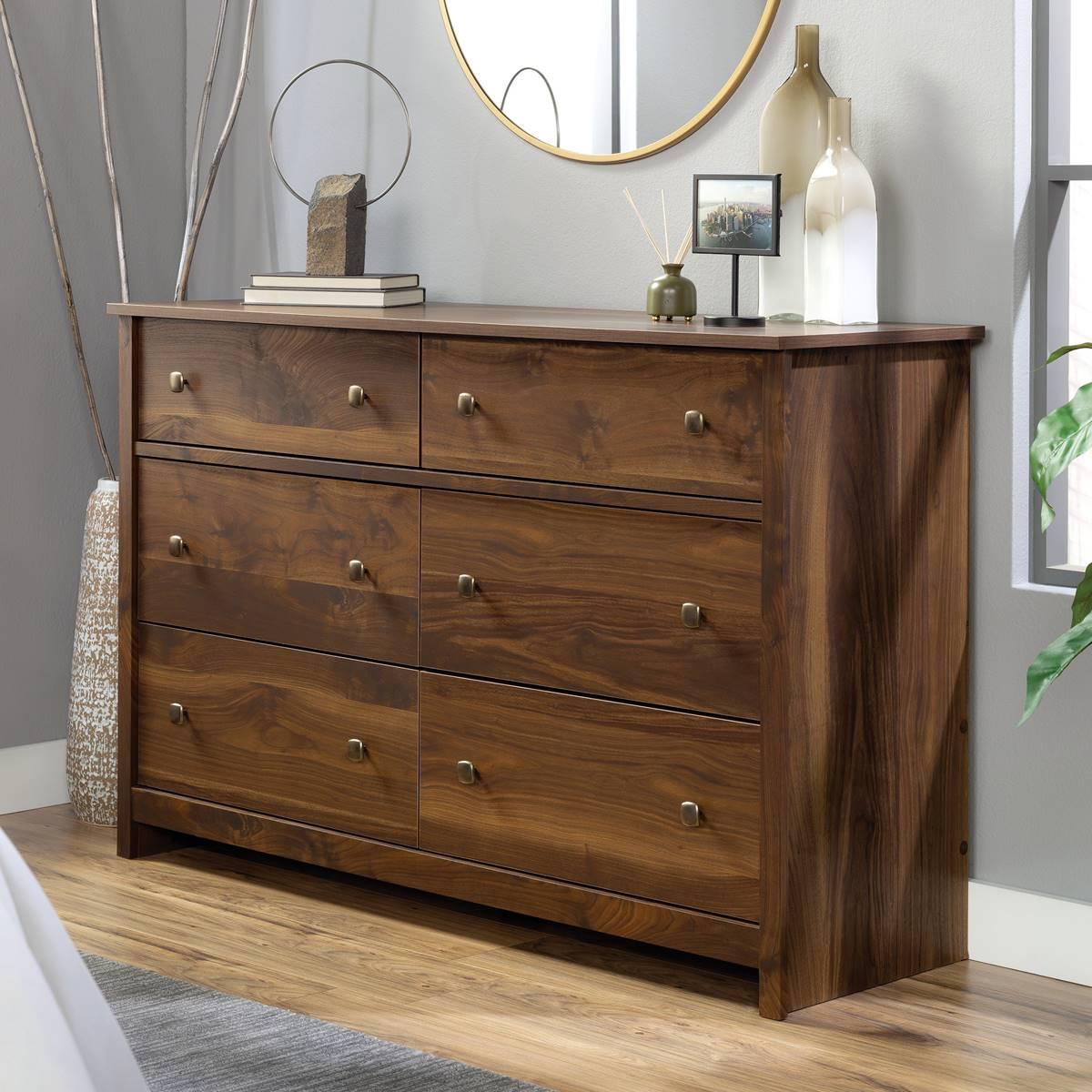Click here for Sauder River Ranch 6-Drawer Bedroom Dresser prices