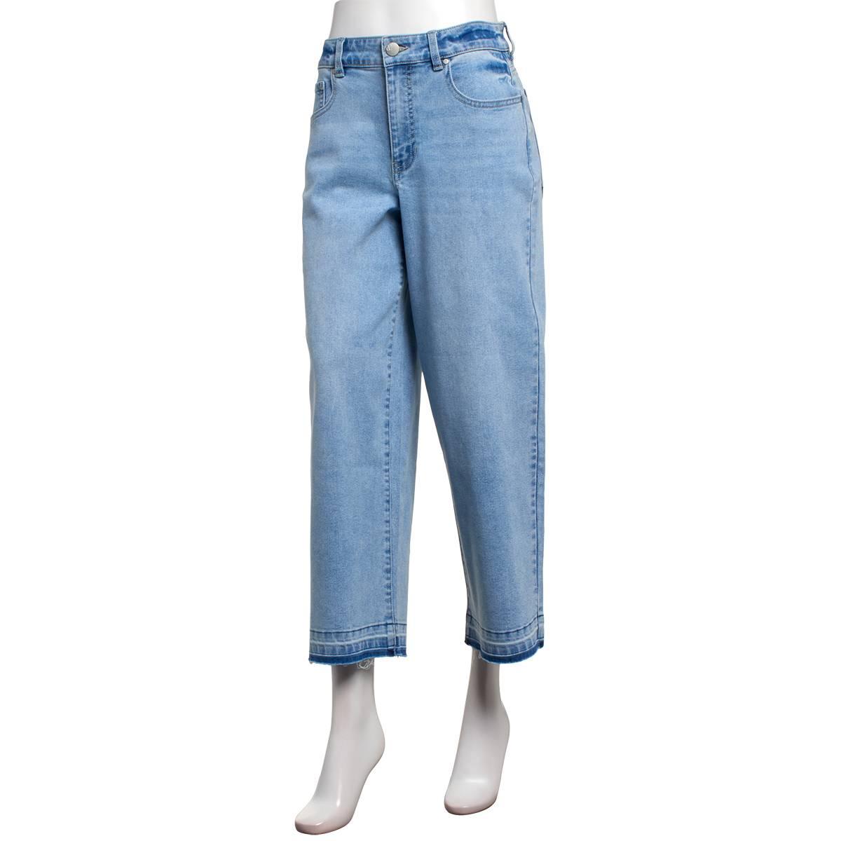 Click here for Womens d.jeans(R) High Rise Release Hem Wide Leg C... prices