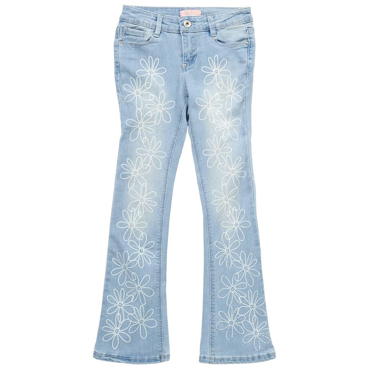 Click here for Girls (7-12) Squeeze Daisy Front Flare Jeans prices