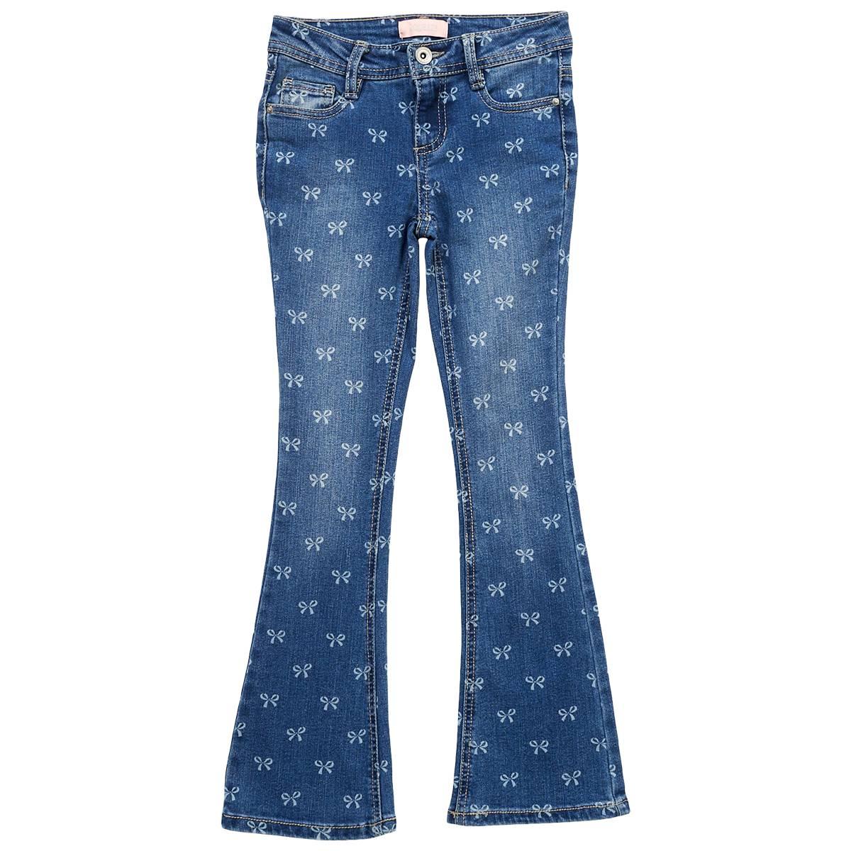 Click here for Girls (7-12) Squeeze Bow Flare Jeans prices