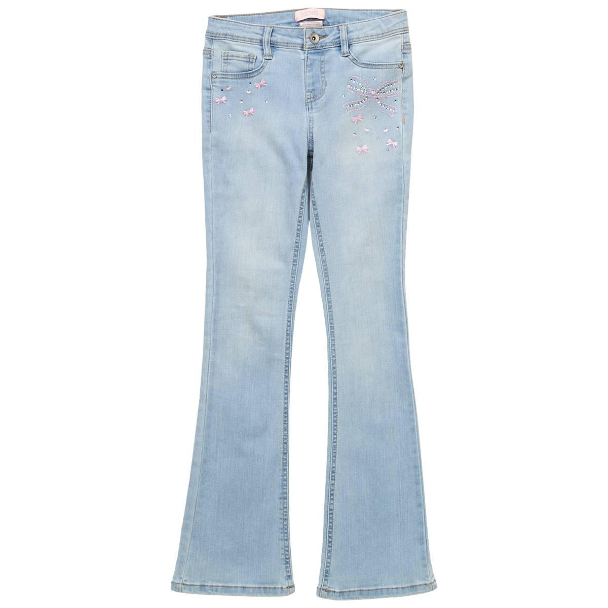 Click here for Girls (7-12) Squeeze Bow & Heart Embellished Flare... prices