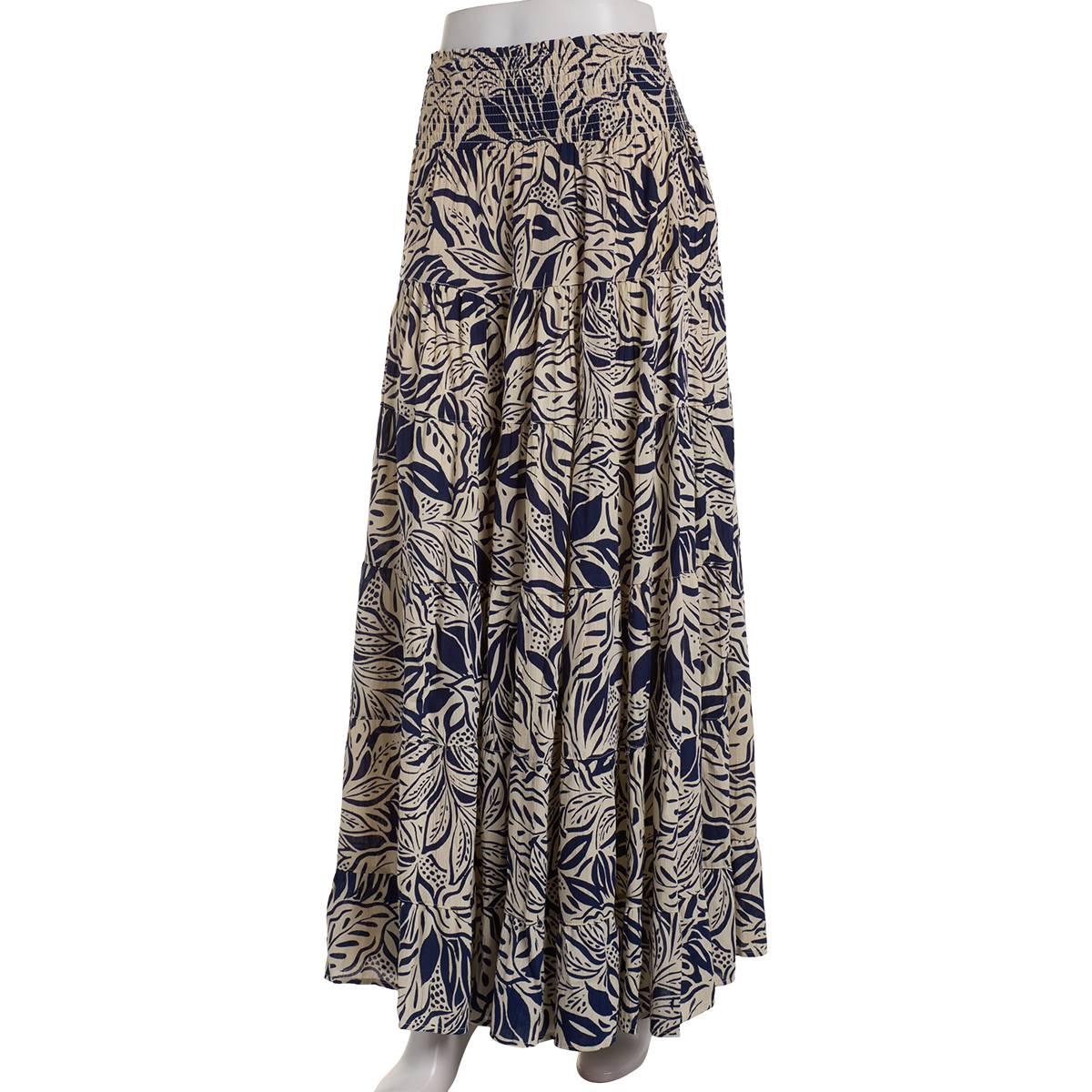 Click here for Juniors Angie Smock Waist Sweep Tier Maxi Skirt prices
